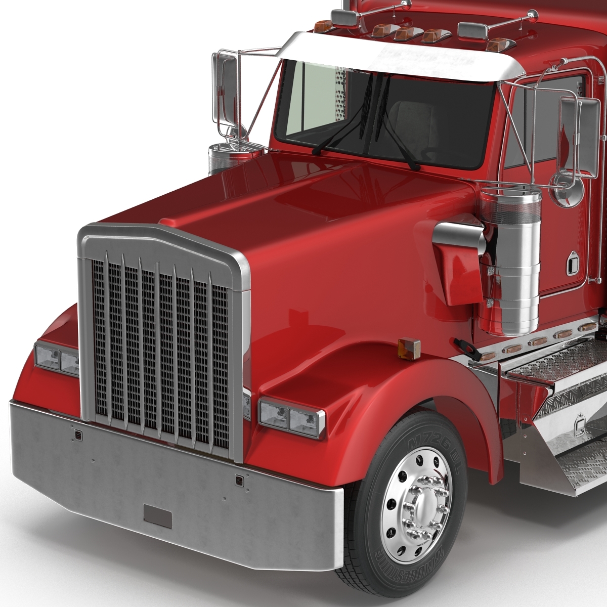3d truck generic modeled