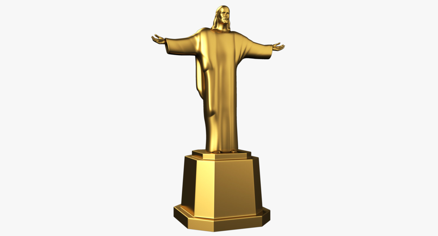 3d jesus christ statue model