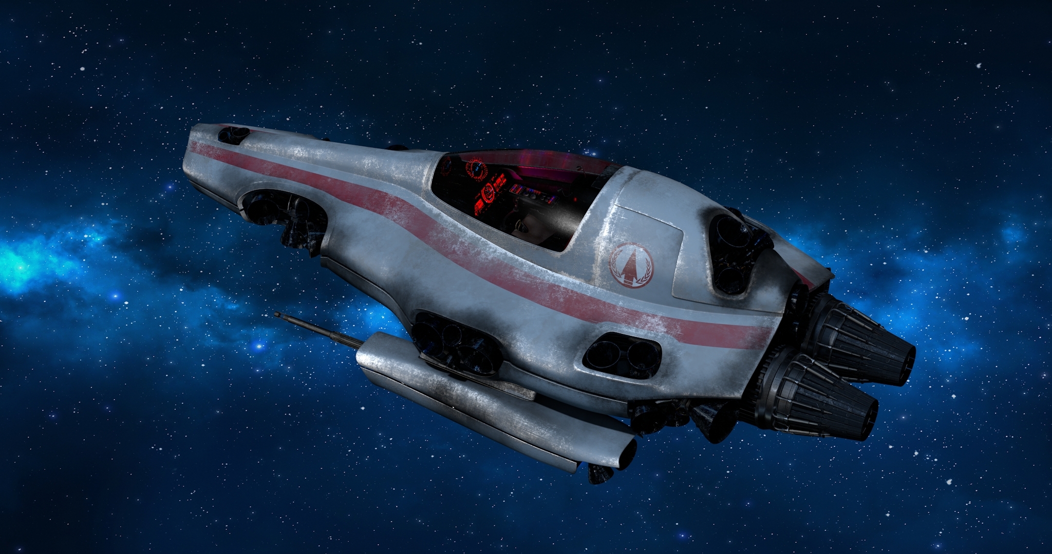 3ds max spaceship rocket jet fighter