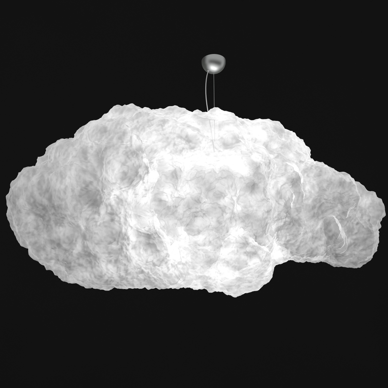 cloud lamp lights 3d model