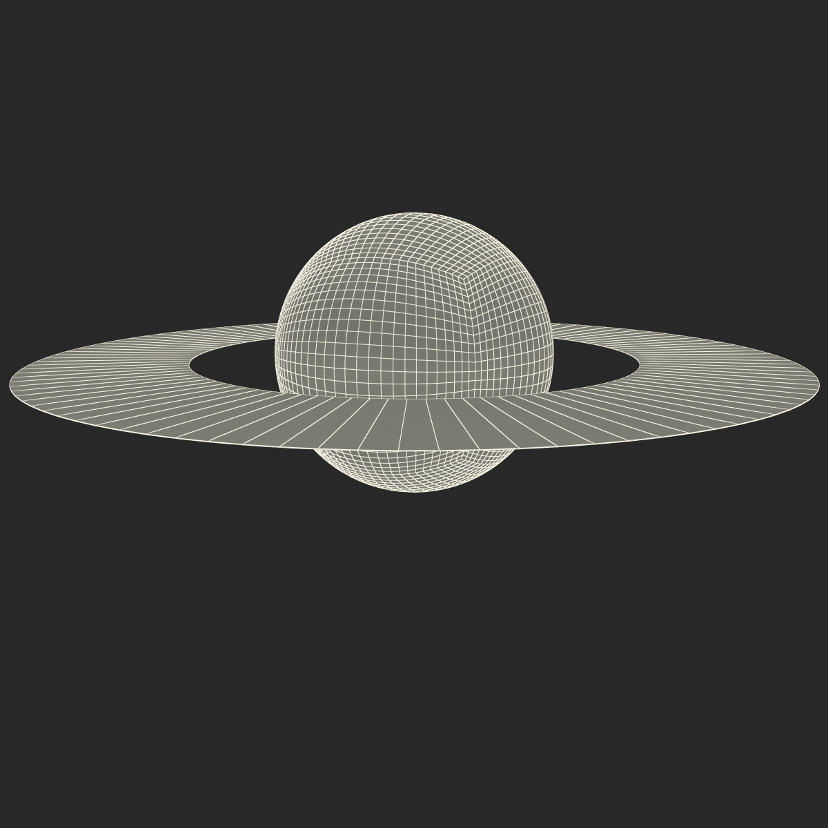 saturn planet 3d model