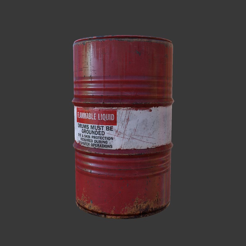 flammable barrel lwo