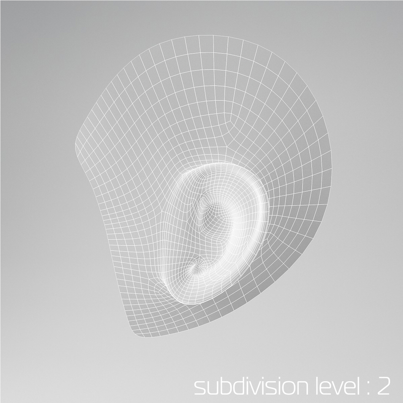 3d model of ear cartoon toon