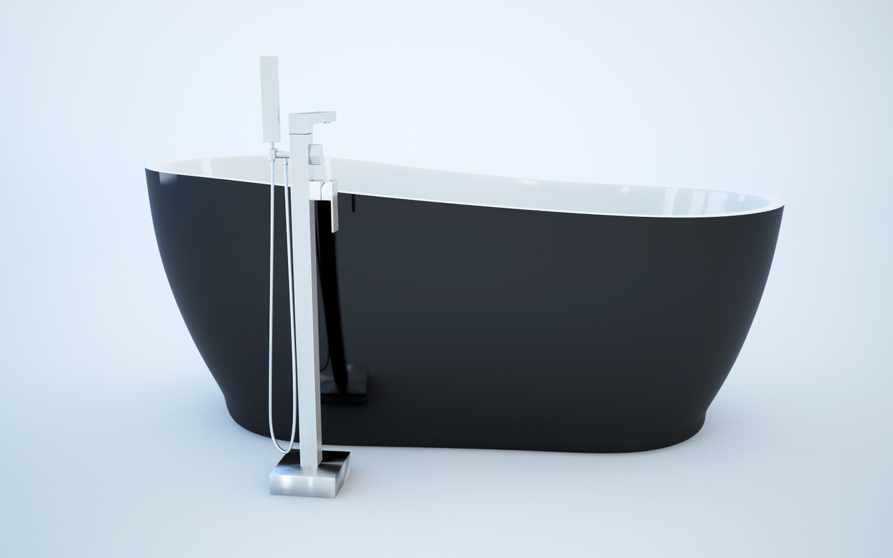 caroma bath 3d model