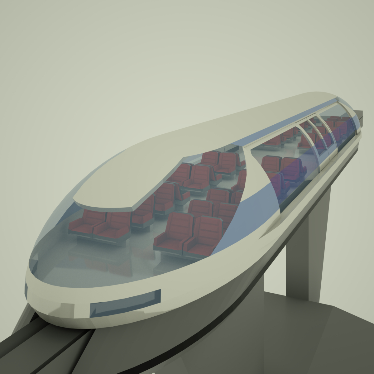monorail 3 3d c4d