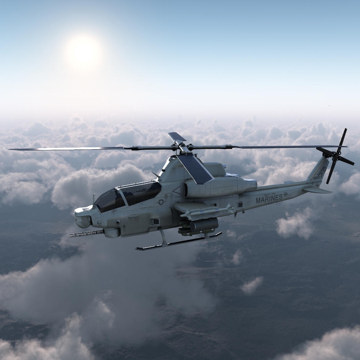 max attack helicopter bell ah