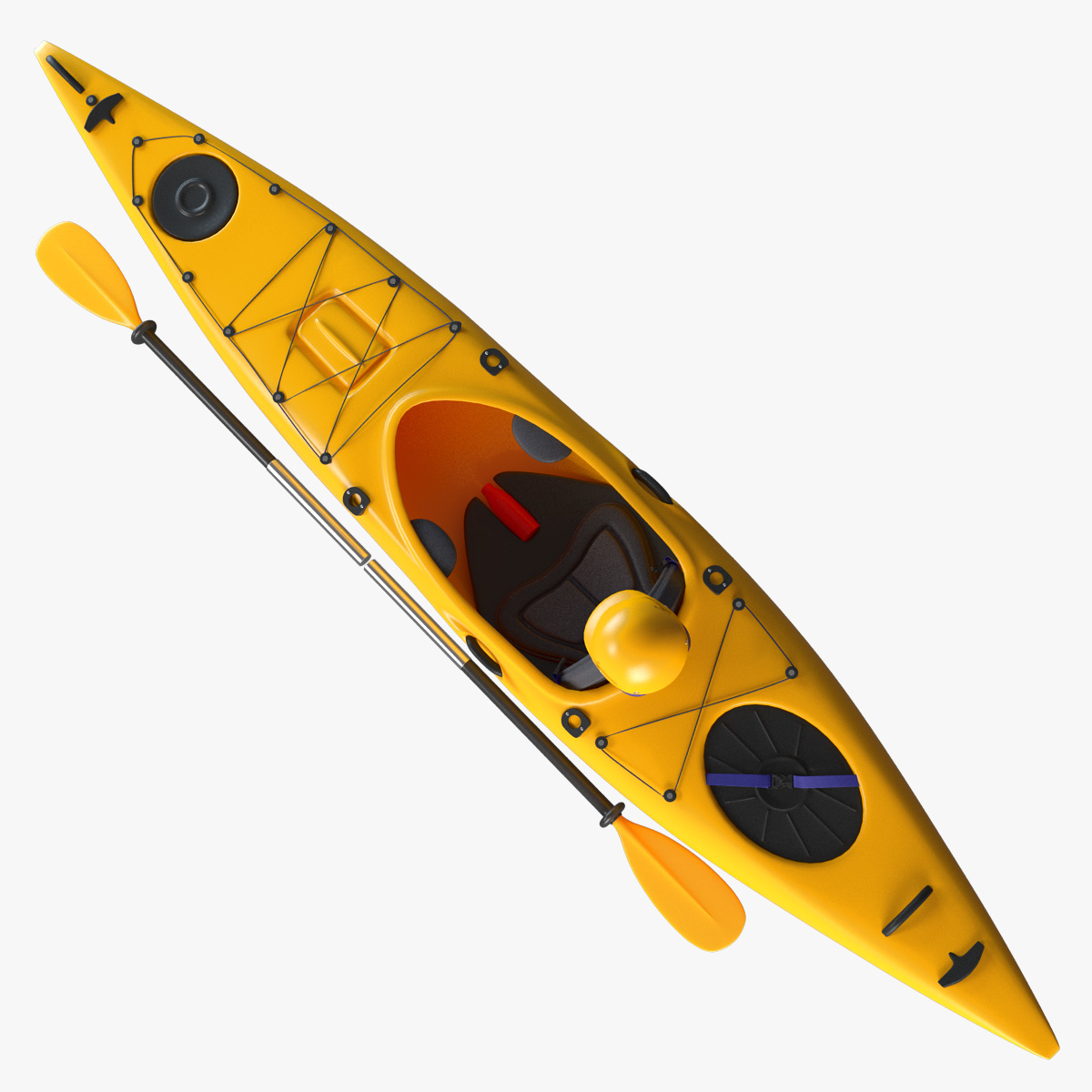 kayak 3d c4d