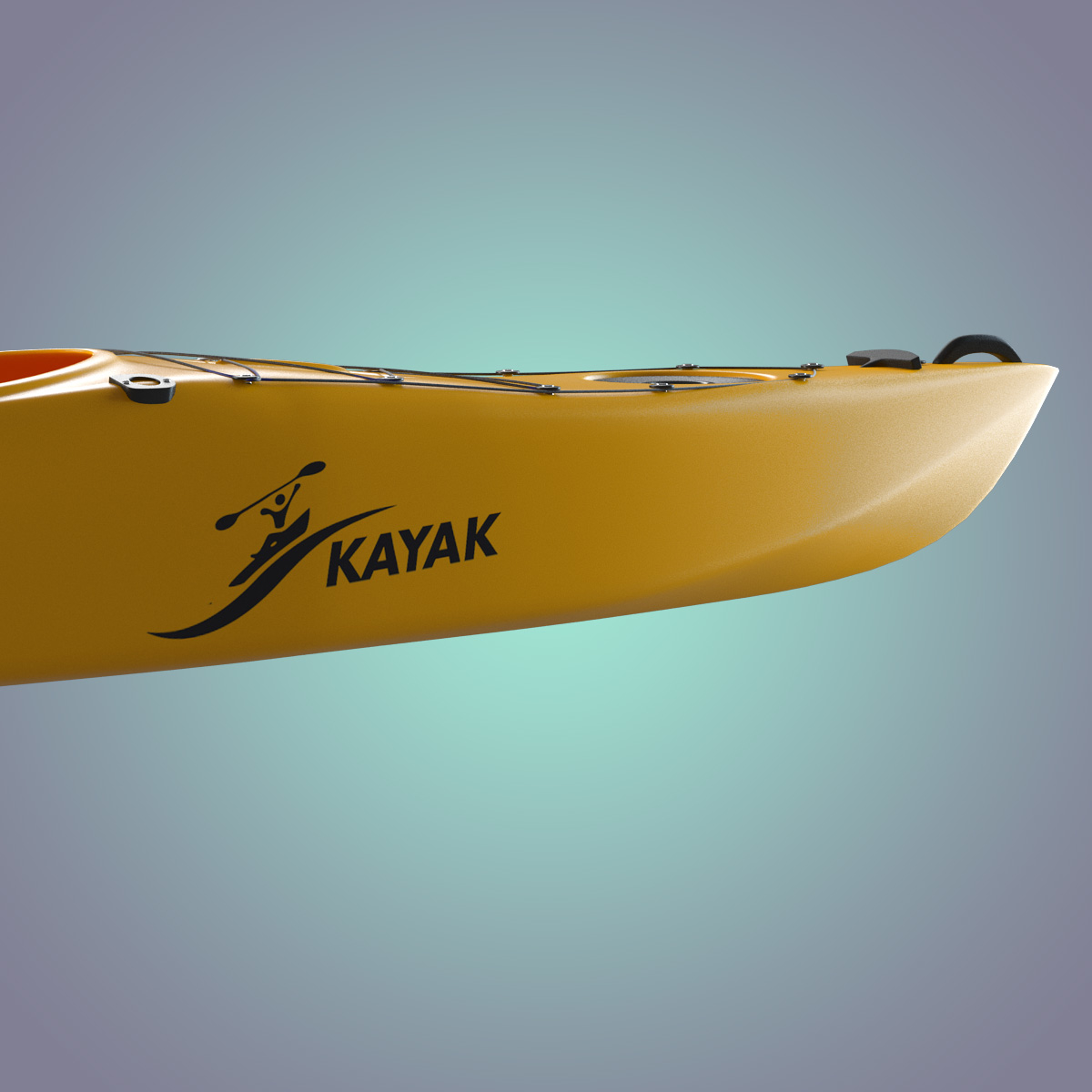 kayak 3d c4d