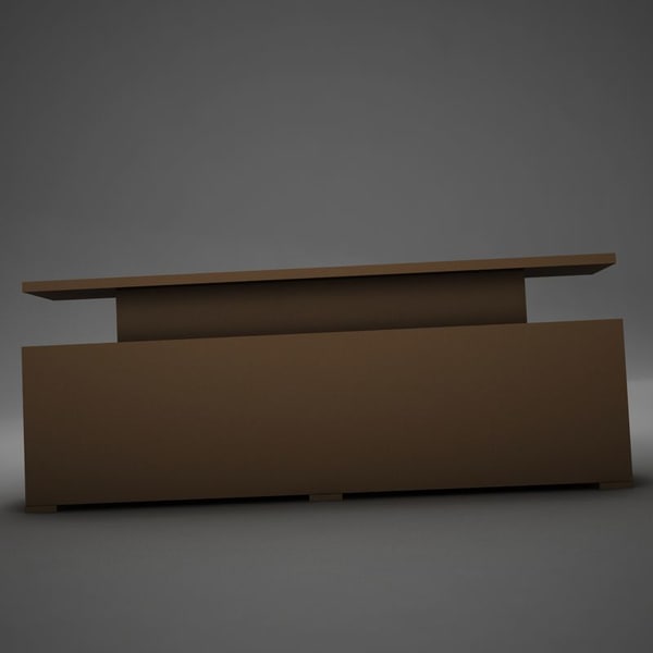 3d model dining room buffet table