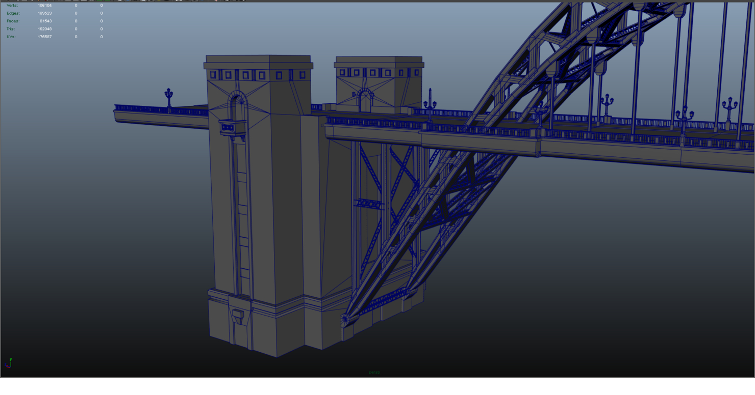 tyne bridge 3d model