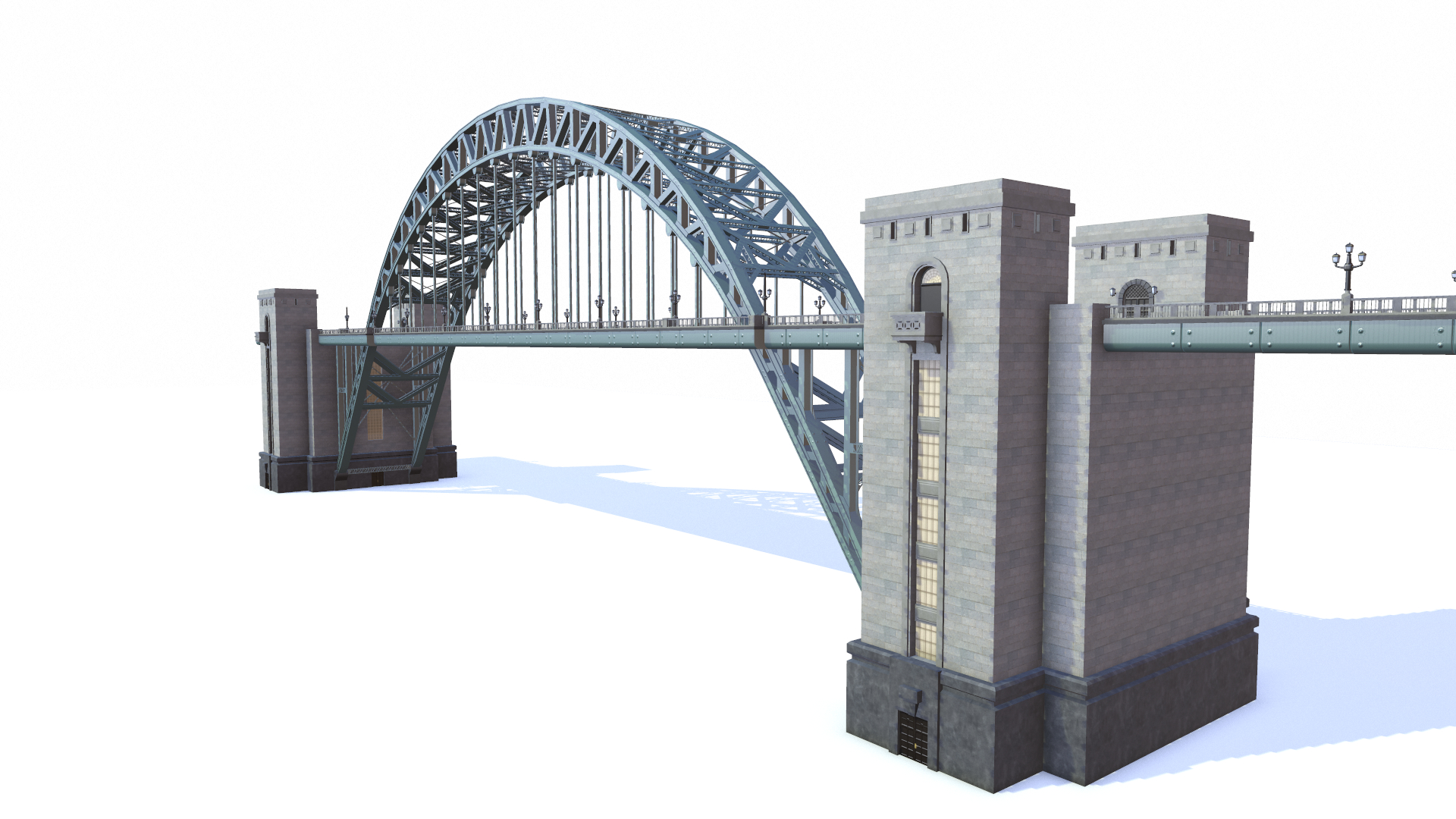tyne bridge 3d model