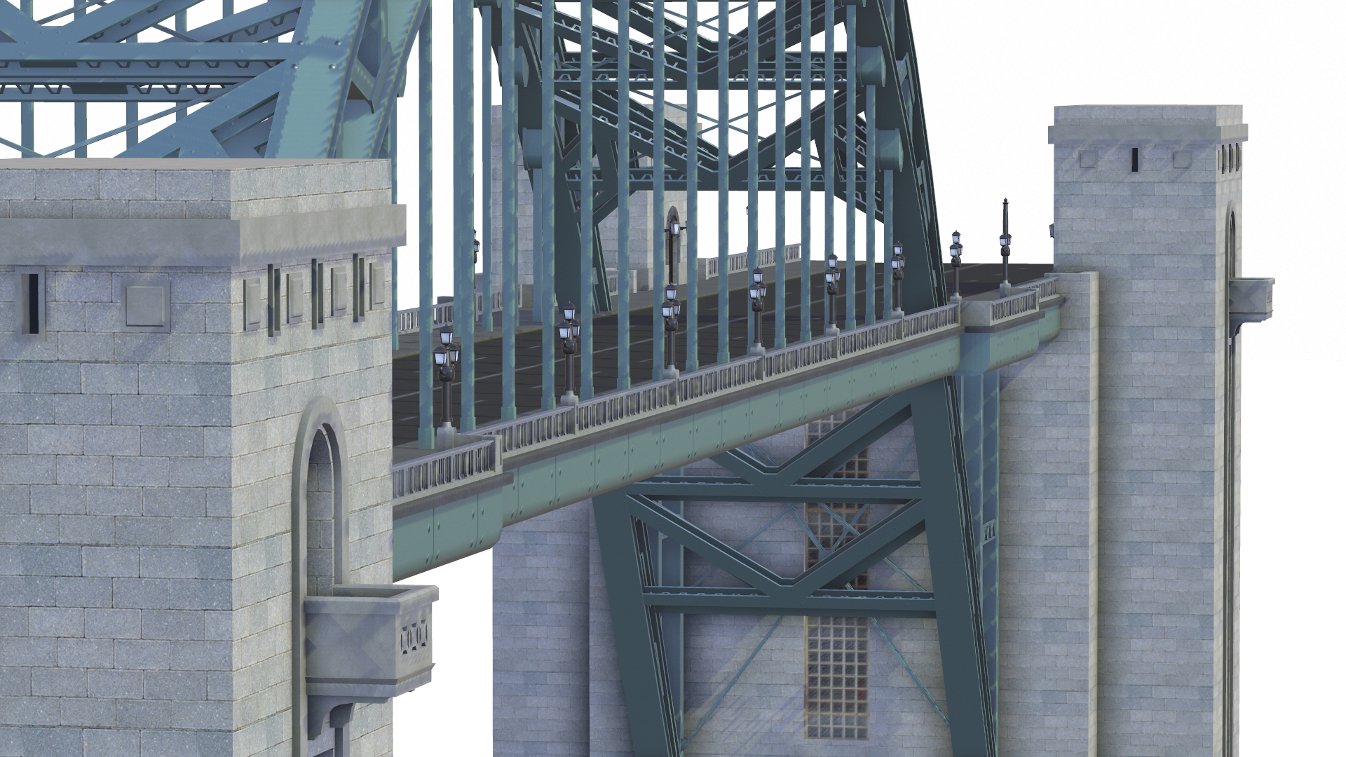 tyne bridge 3d model