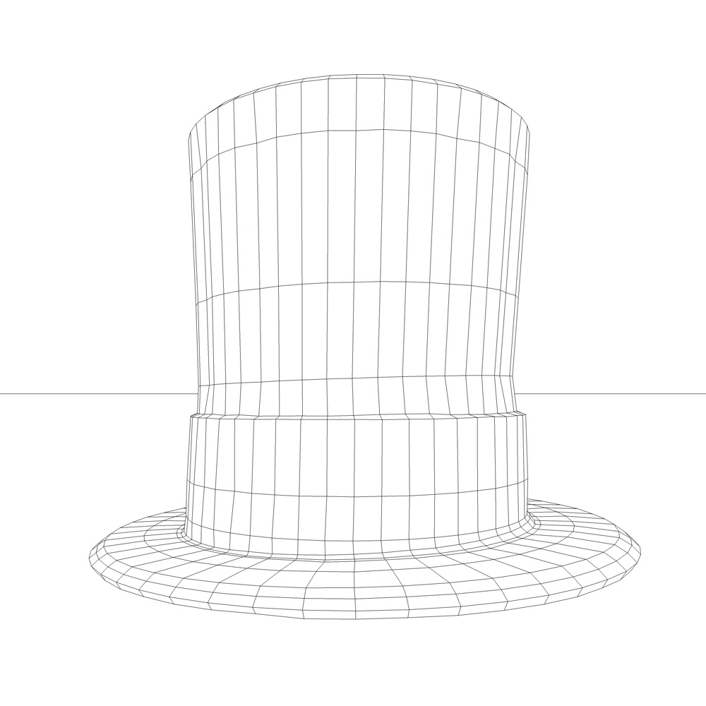 3d uncle sam s hat model