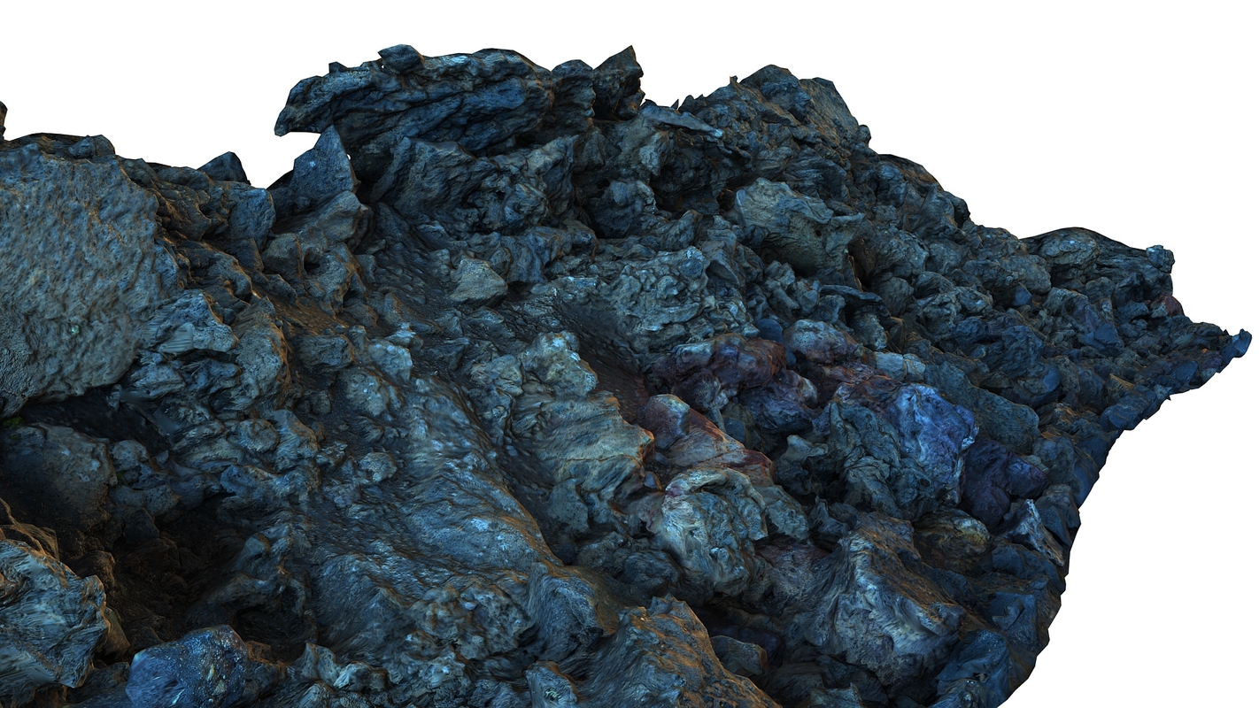 lava scanned 8k 3d model