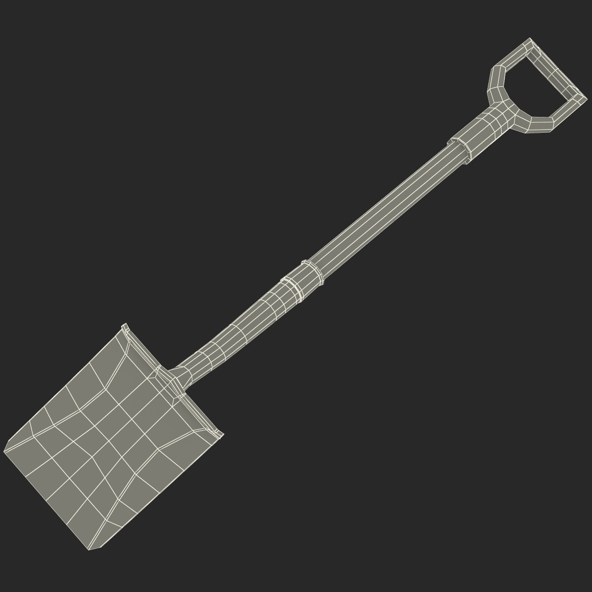 3d shovel 2 model