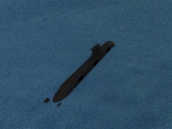 3d subs collins class submarines model