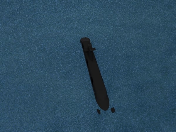 3d subs collins class submarines model