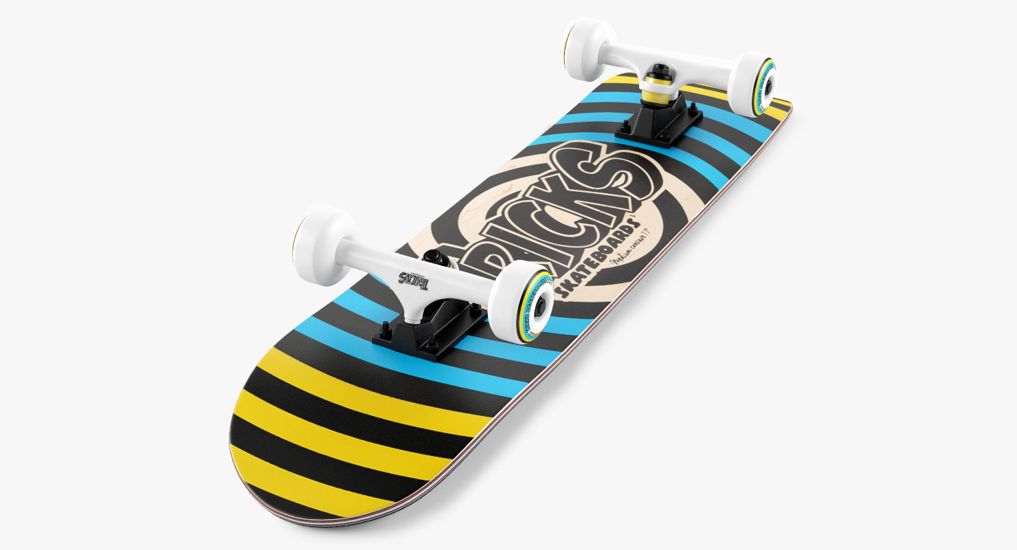 3d max skateboard 32 inch