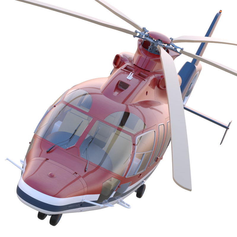 3d eurocopter ec155