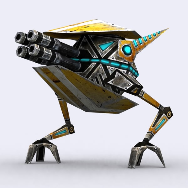 modelo 3d 3DRT - Warbot Mechanoid - Error - TurboSquid 930539