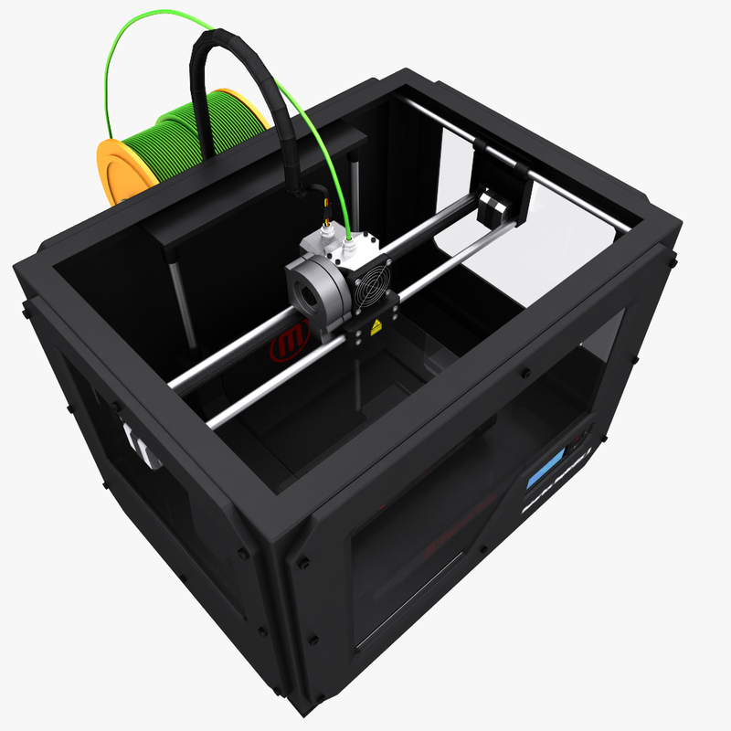 3d makerbot replicator printer model