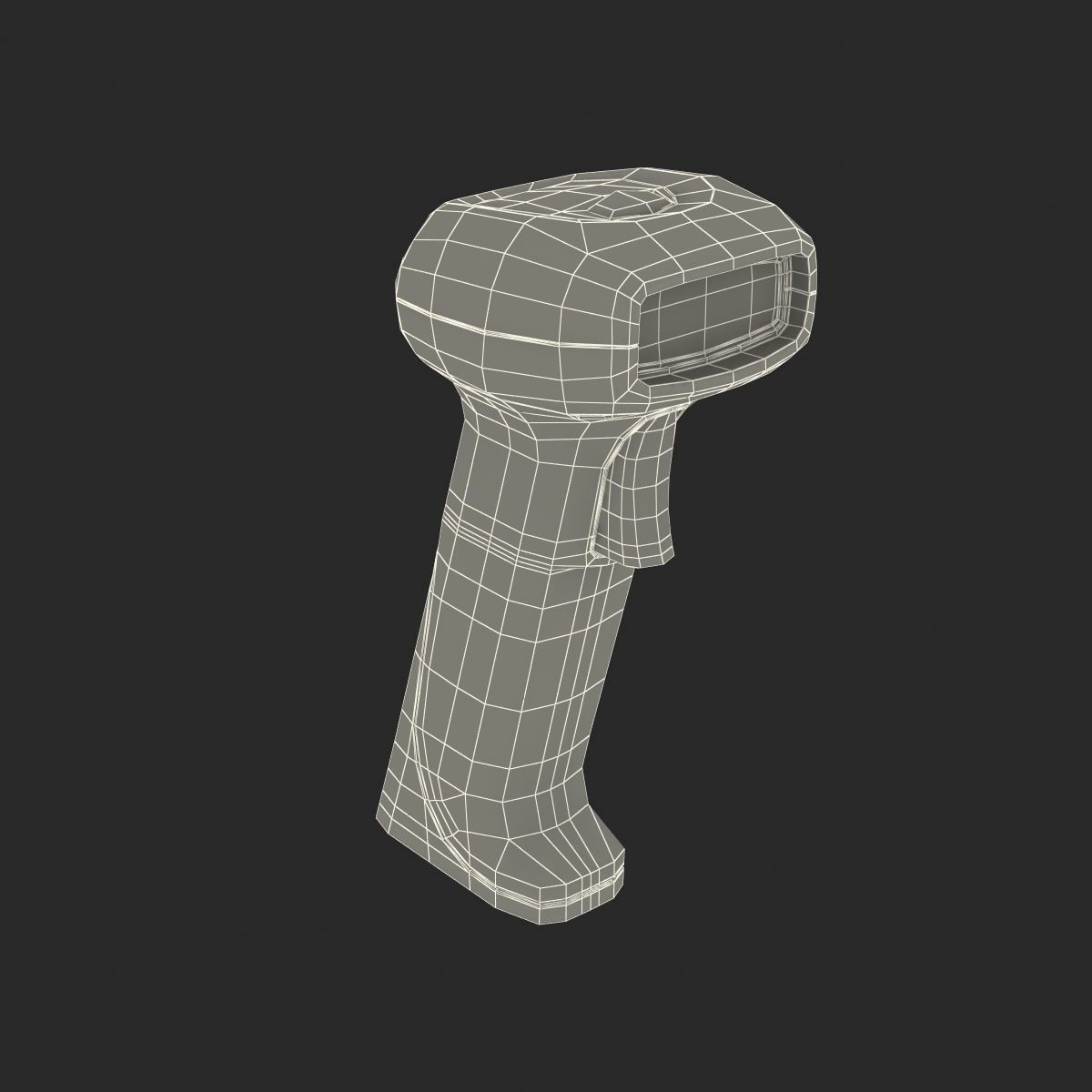 barcode scanner generic 3d c4d