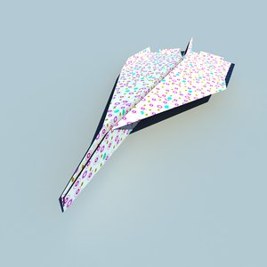 Paper Airplane 3D Models for Download | TurboSquid