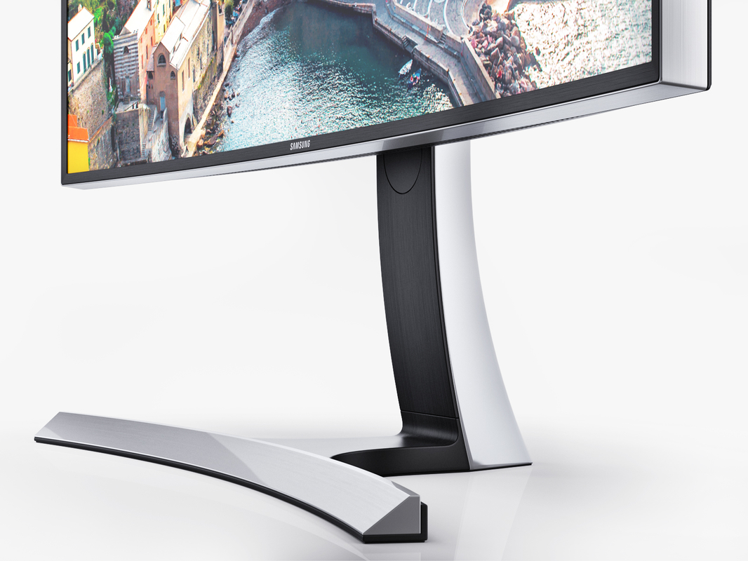 modelo 3d Samsung Ultra WQHD LED monitor curvo de 34 pulgadas ...