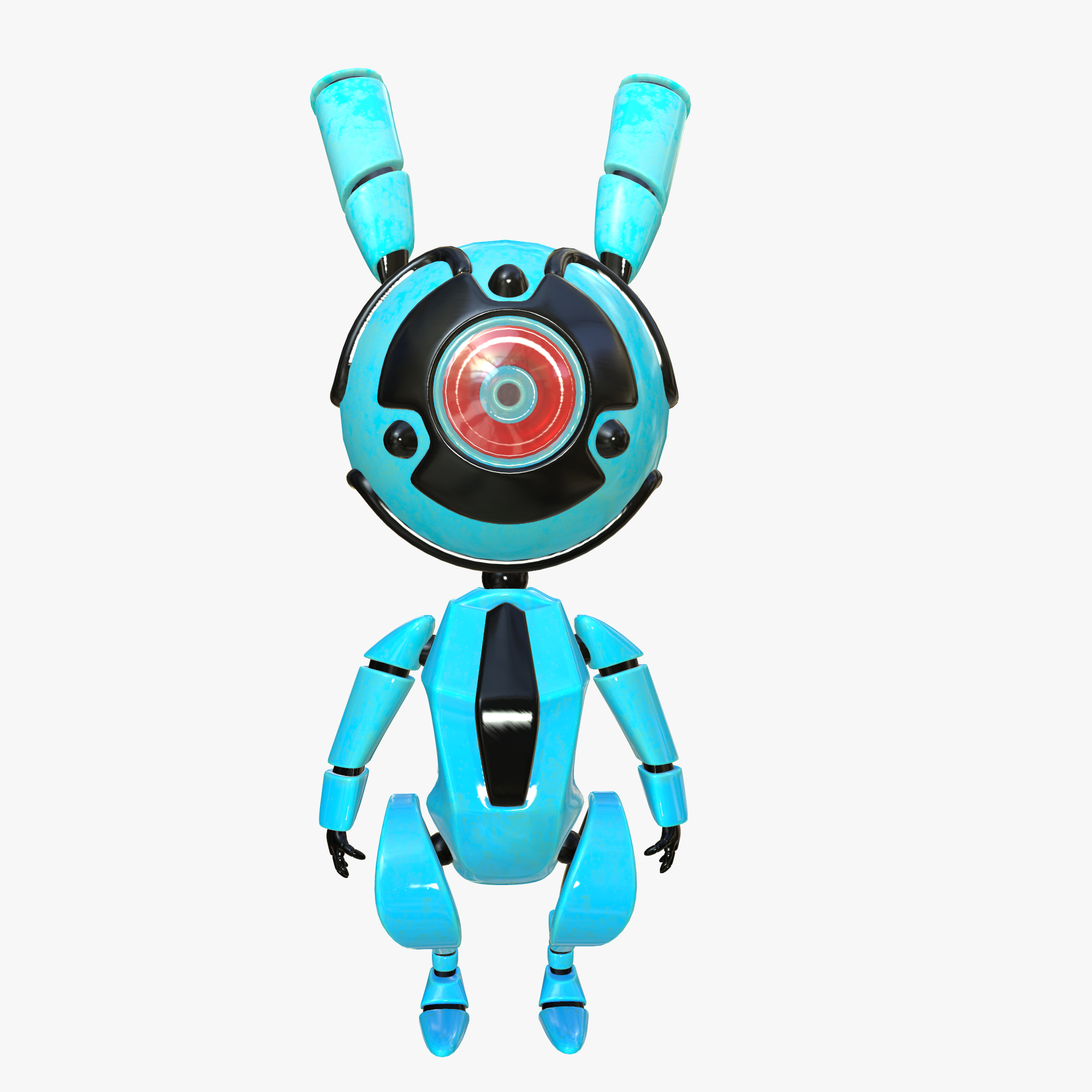 robot rabbit 3d max