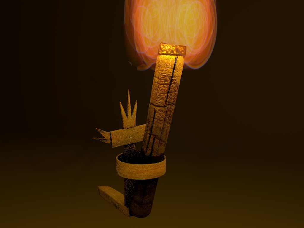 torch 3d model