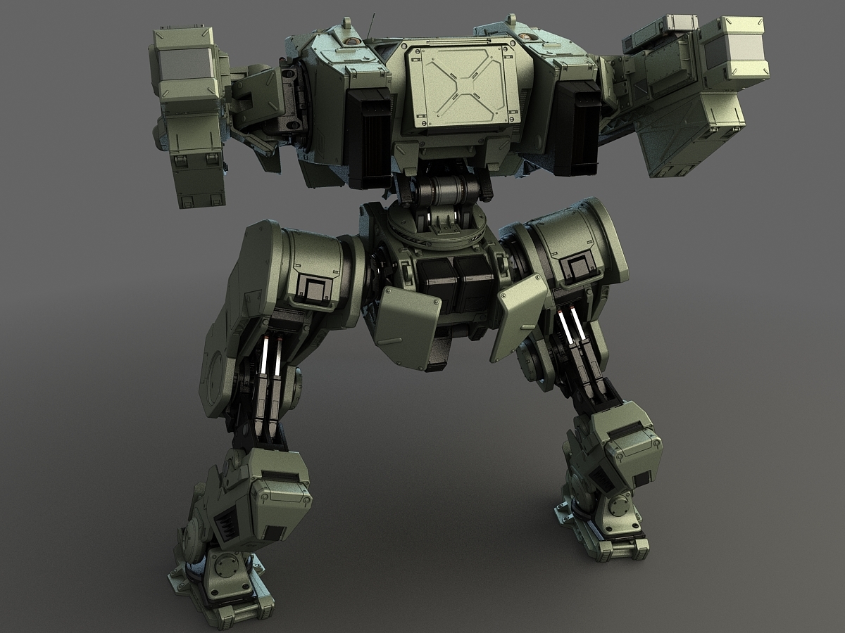 robot mecha tank max