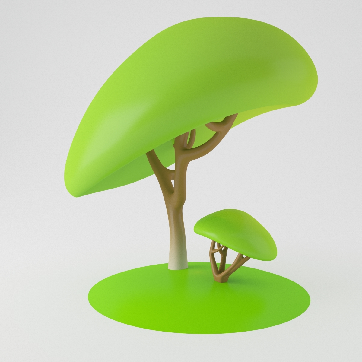 3d toon tree