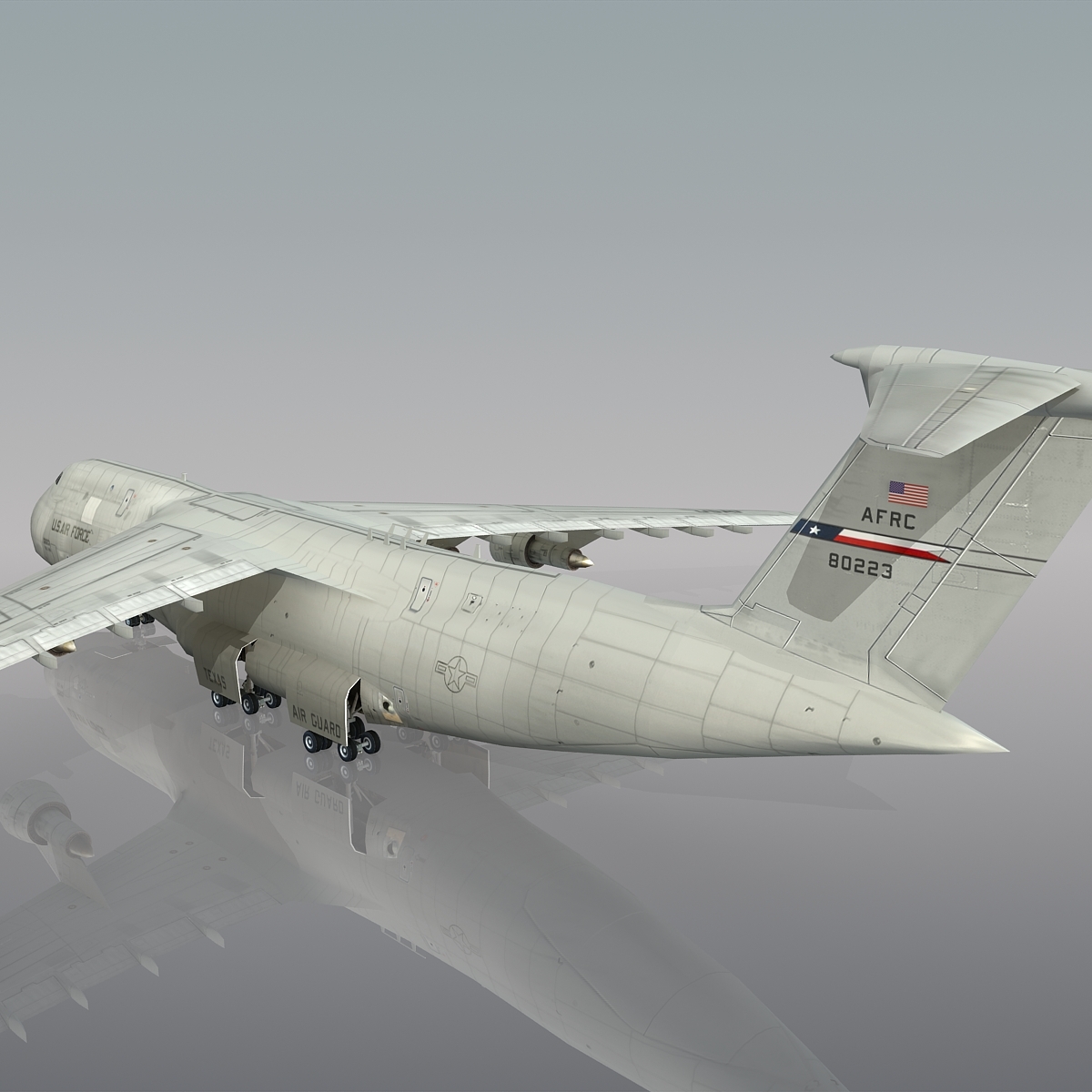 lockheed c-5 galaxy obj