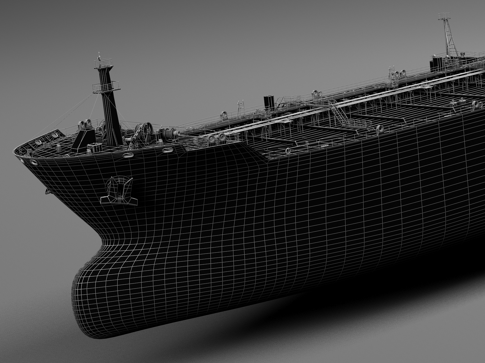 3d model ship tanker evergreen