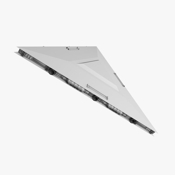 3d model sci-fi research space ship