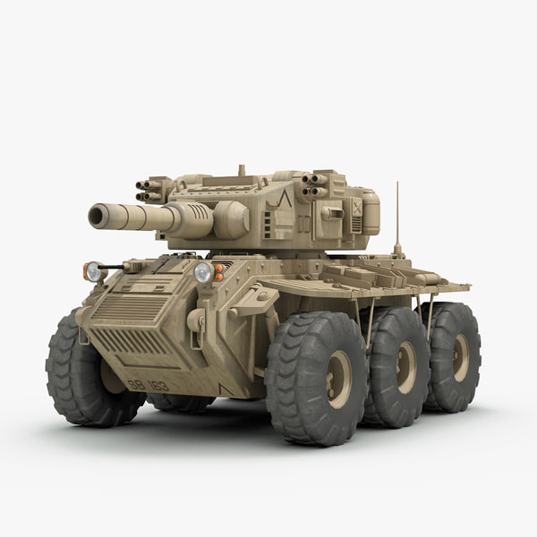Science Fiction Tank 3D Models for Download | TurboSquid