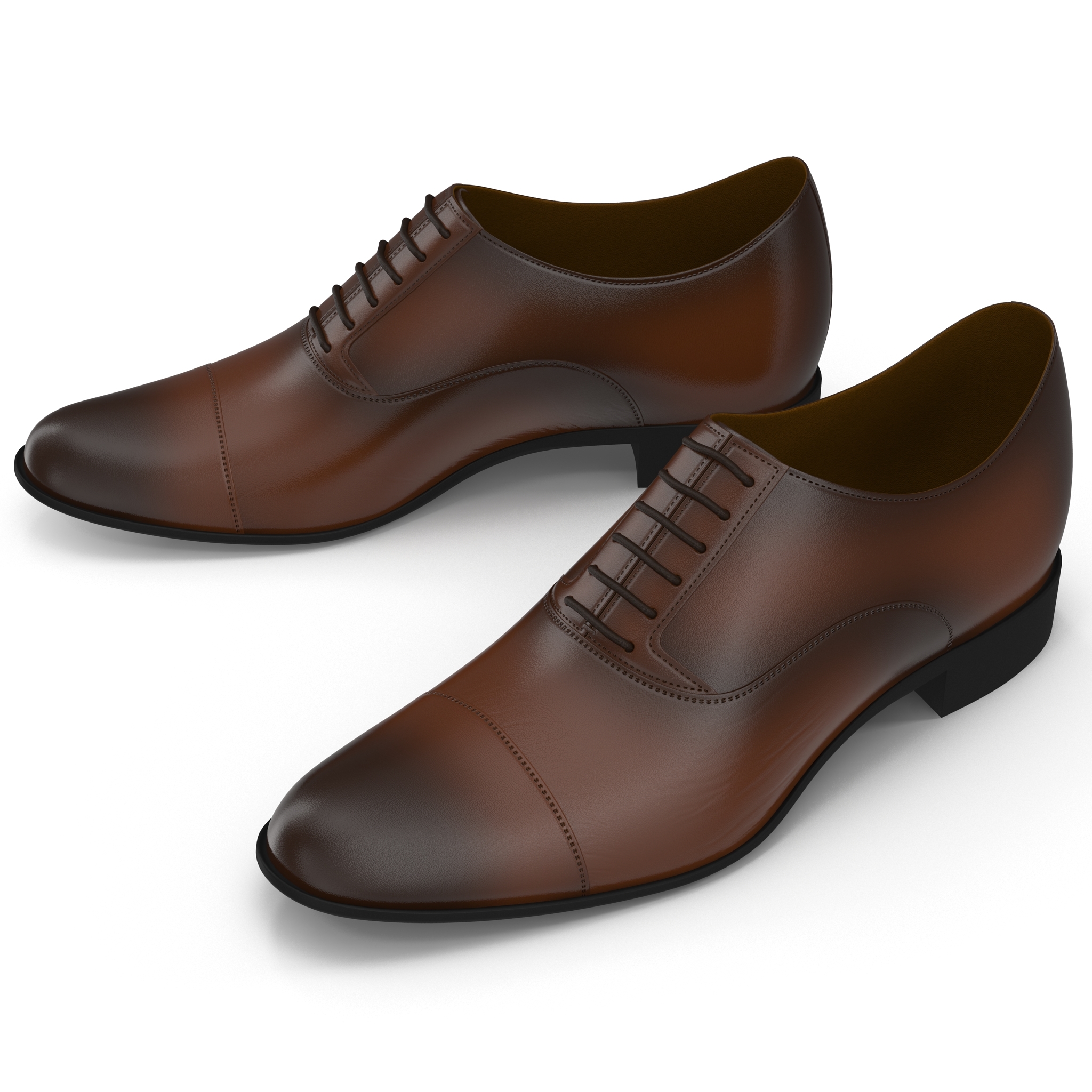man shoes 2 3d model