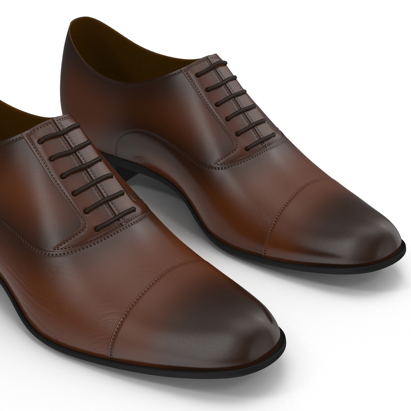 man shoes 2 3d model