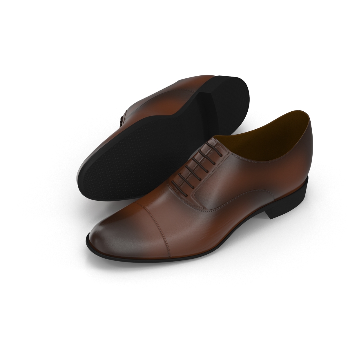 man shoes 2 3d model