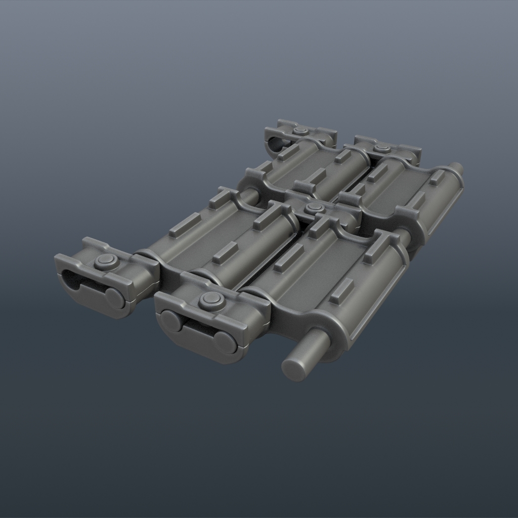 3d model continuous track