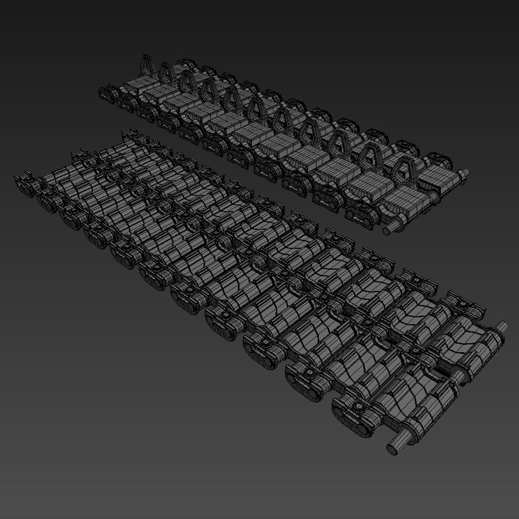 3d model continuous track