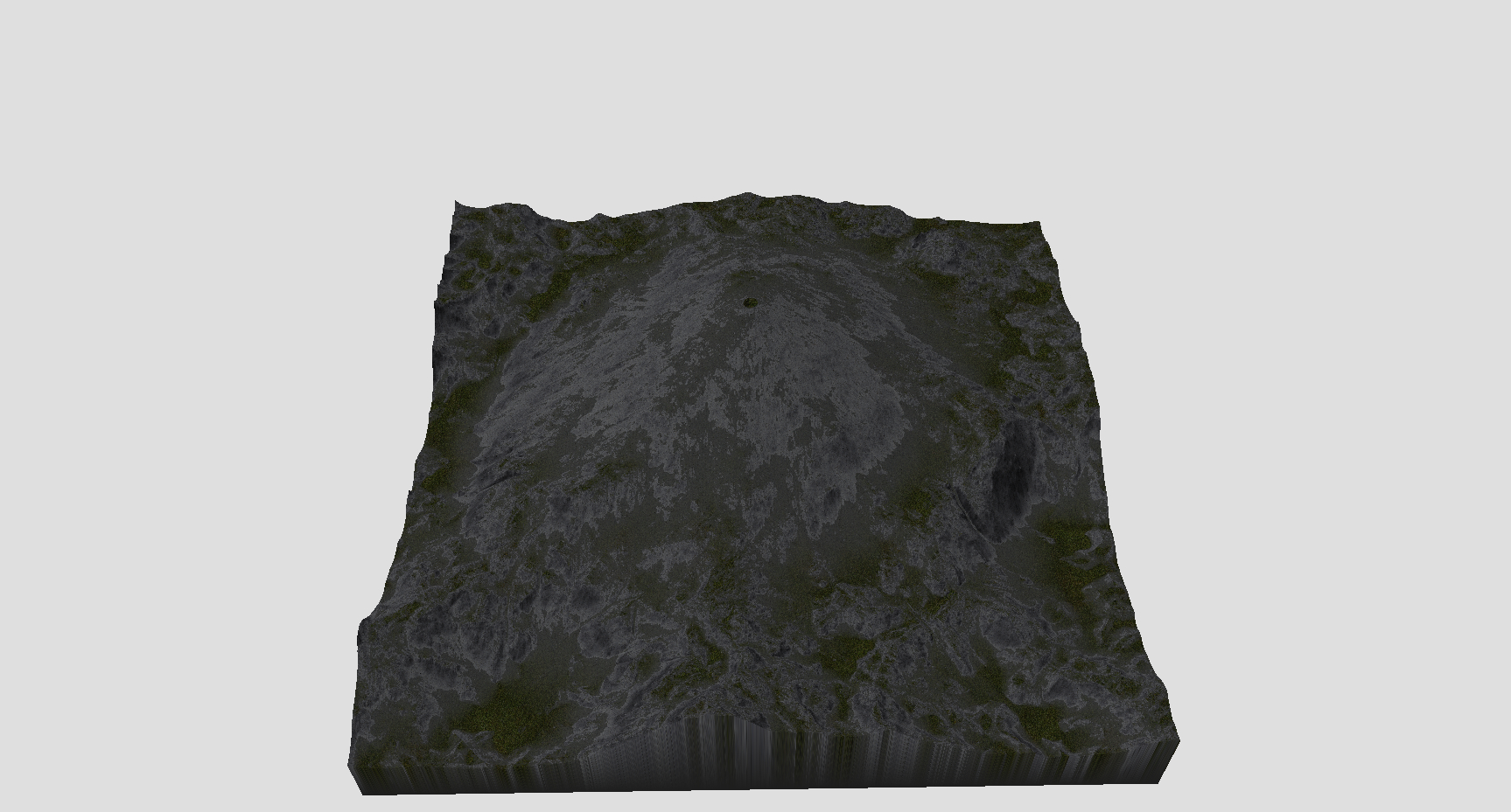 3d professional terrain heightmap model