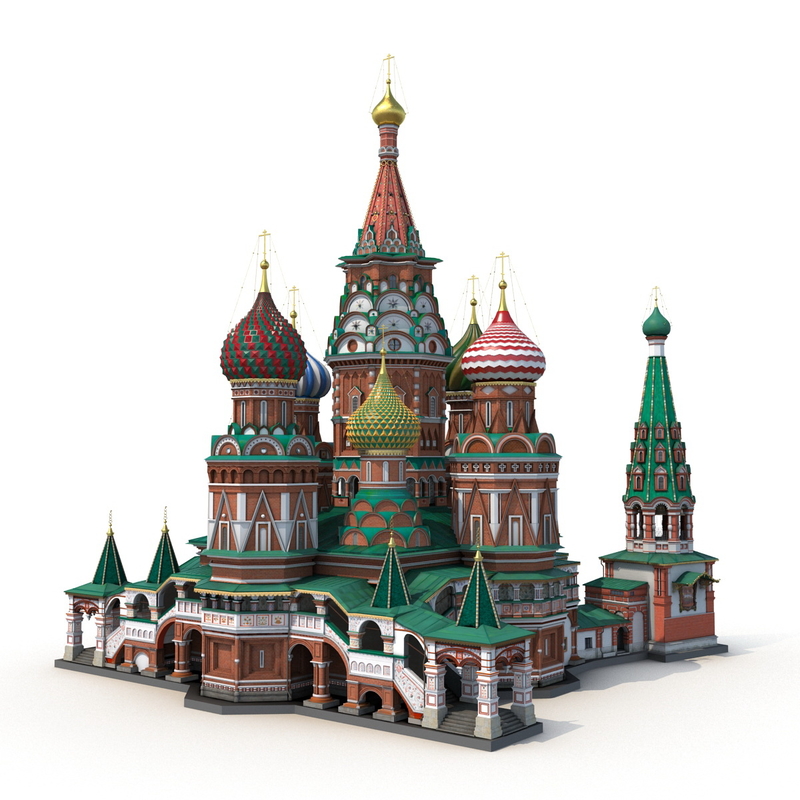 saint basils cathedral 3d model