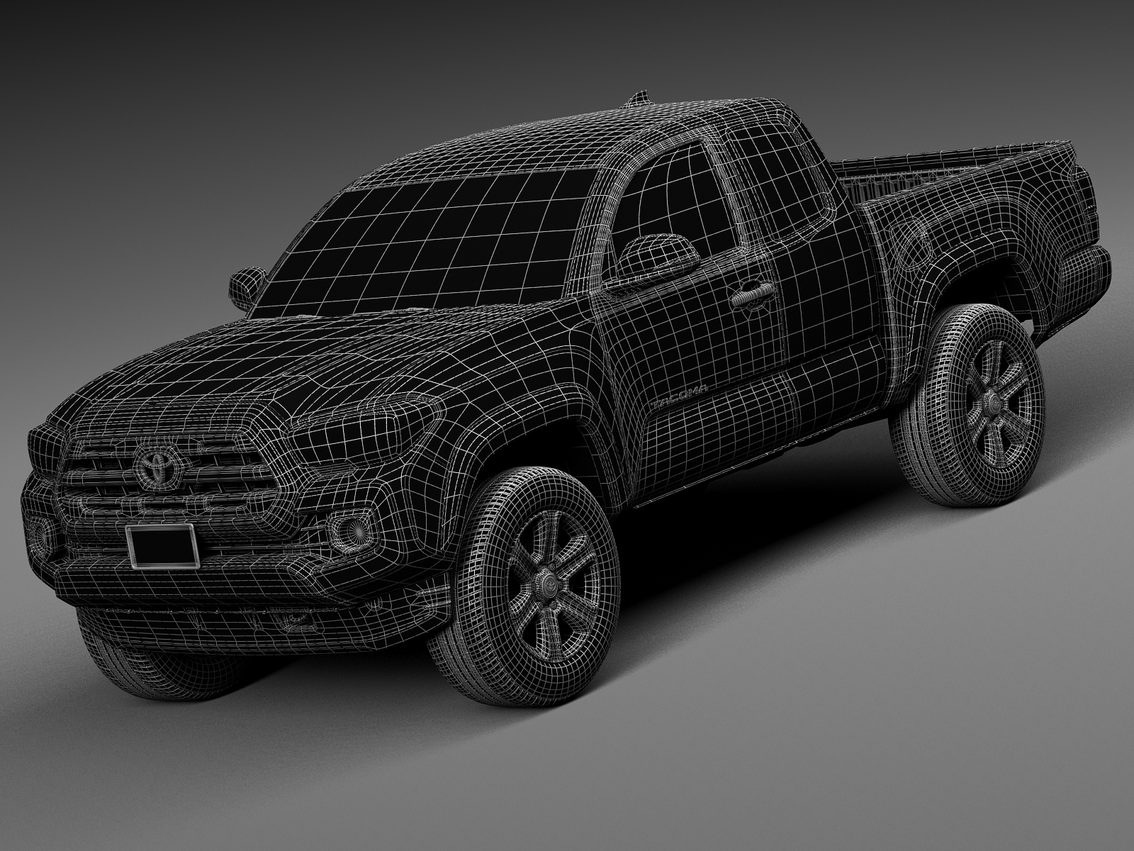 2016 toyota cab 3d model