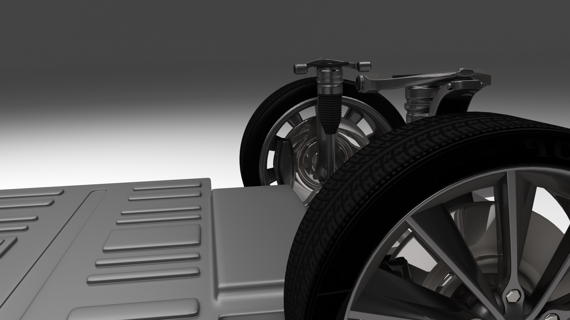 3d model tesla s chassis