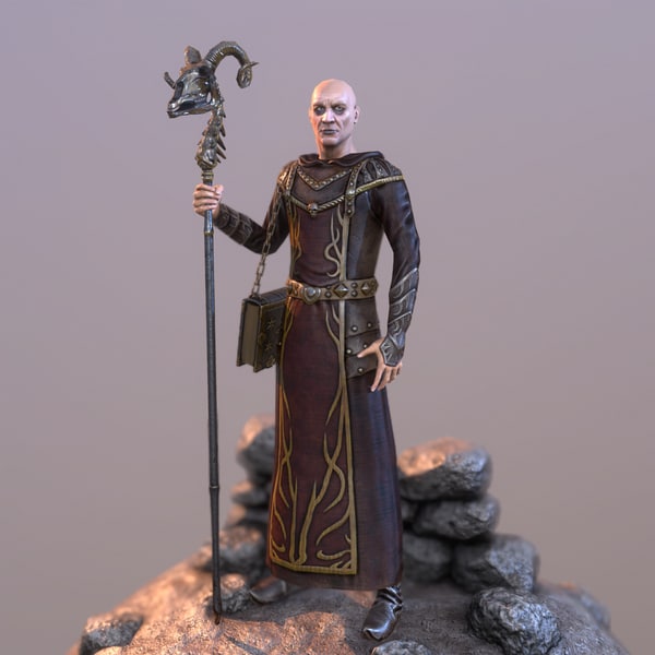 3d model warlock gen realtime