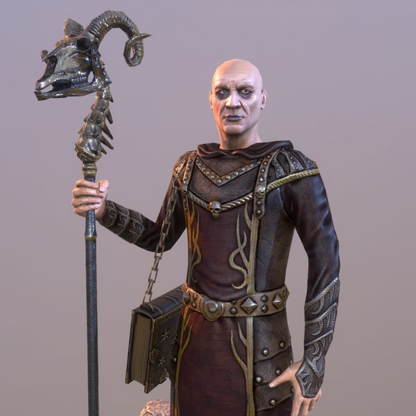 3d model warlock gen realtime