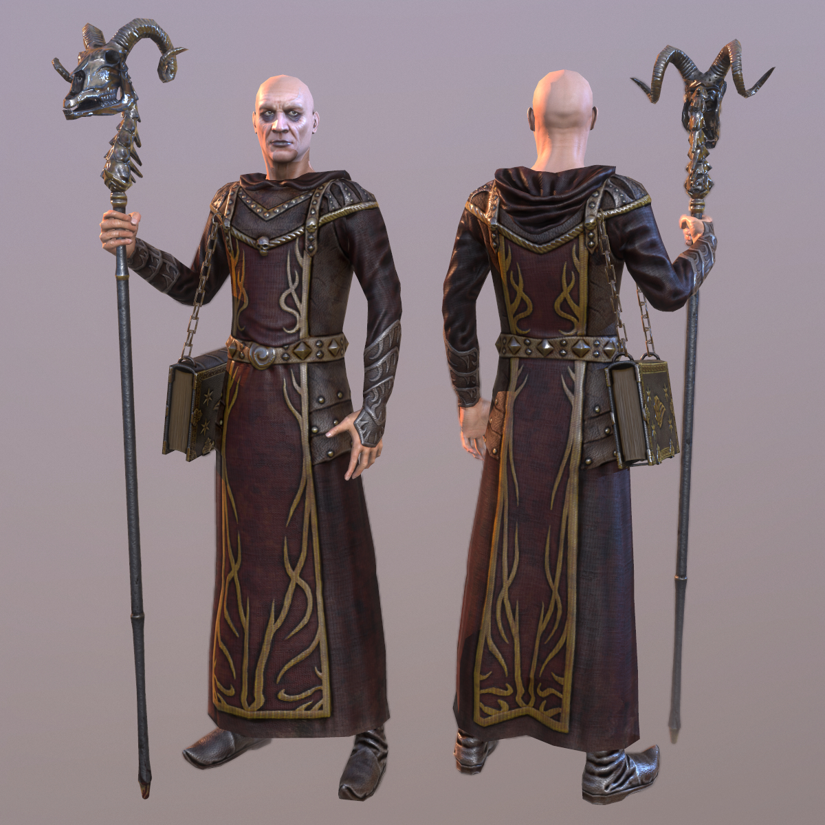 3d model warlock gen realtime