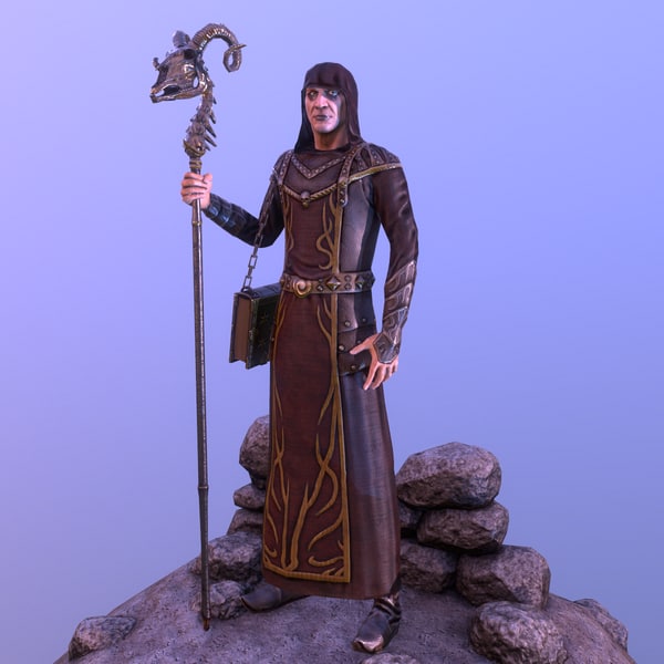3d model warlock gen realtime