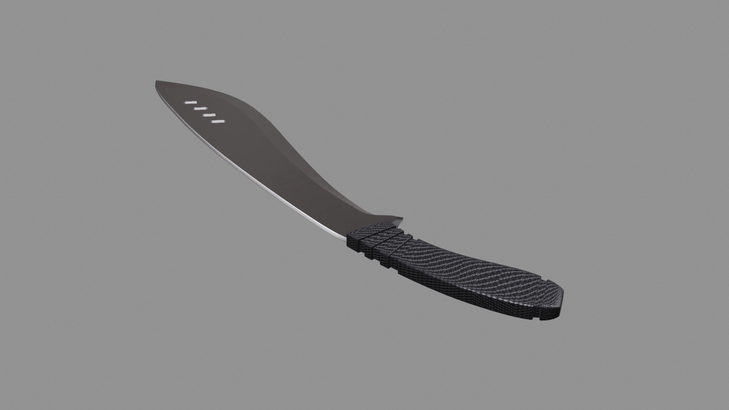 machete 3d model